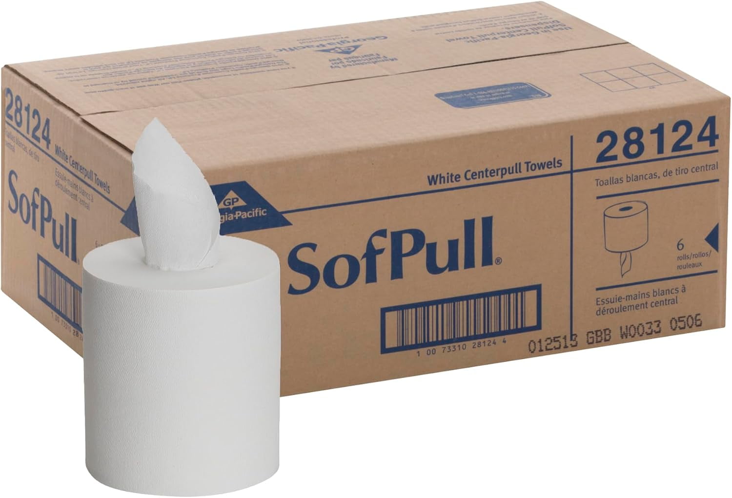 SofPull Centerpull Regular Capacity Premium Paper Towel, White, 28124 ...