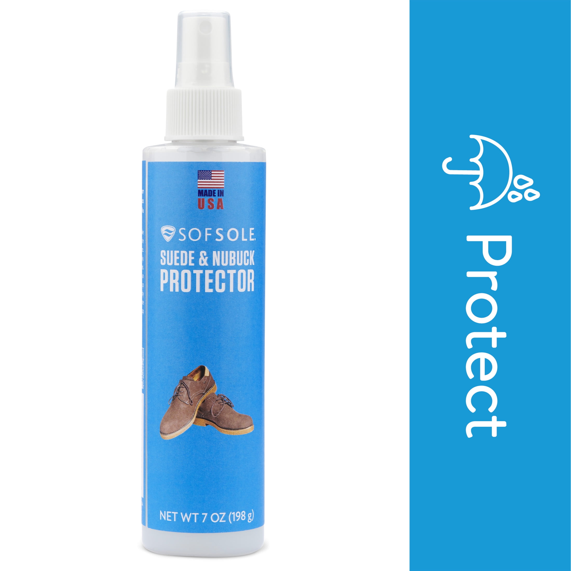 Sof Sole Suede and Nubuck Protector Spray for Shoes and Leather, 7 oz ...