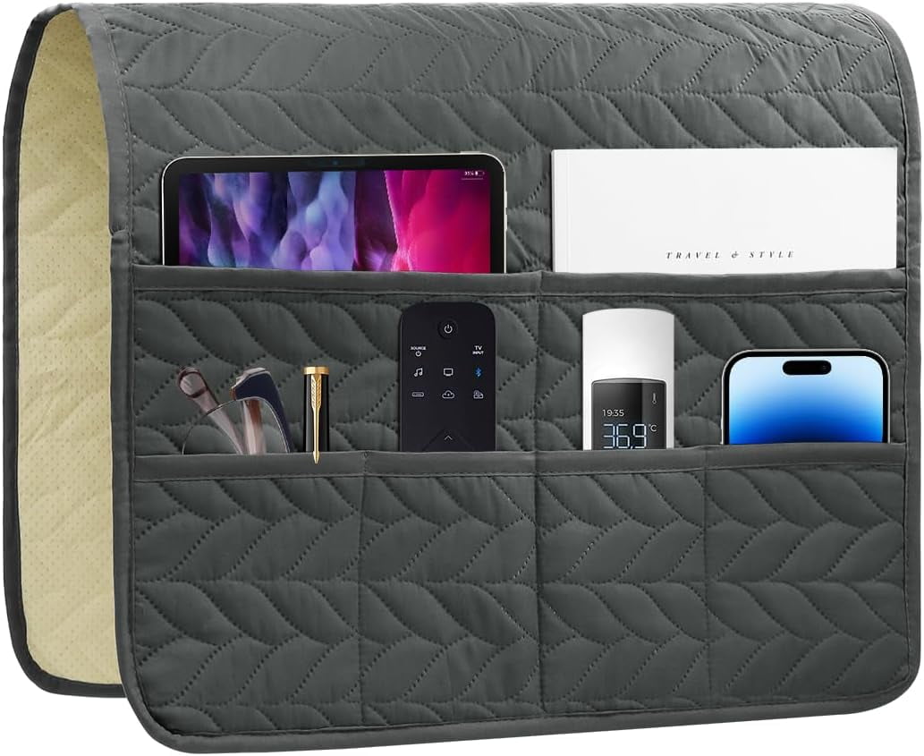 Sofa Armrest Organizer Arm Chair Caddy for Recliner, Remote Control ...