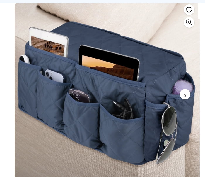 Sofa Armrest Organizer Armchair Caddy Remote Holder For Recliner Non ...