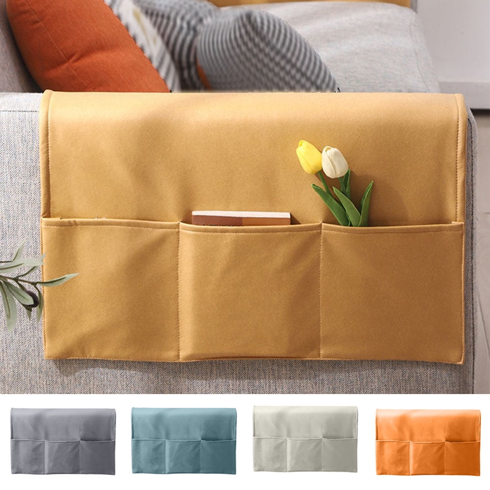 Sofa Armrest Organizer Non-Slip Arm Chair Hanging Caddy Remote Control ...