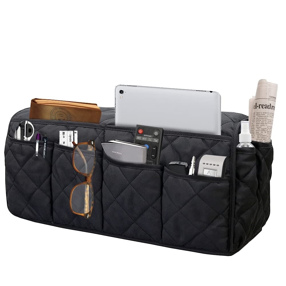 Sofa Armrest Organizer Waterproof Armchair Caddy Remote Control Holder ...