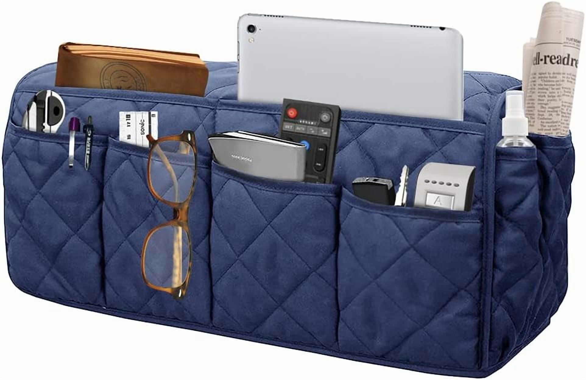 Sofa Armrest Organizer Waterproof Armchair Caddy Remote Control Holder ...
