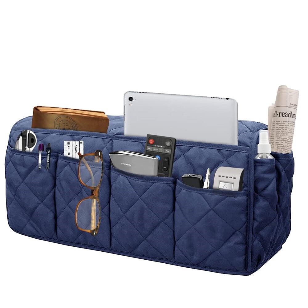 Sofa Armrest Organizer Waterproof Armchair Caddy Remote Control Holder ...