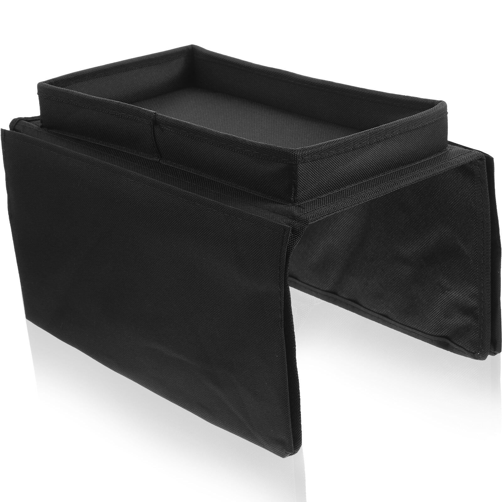 Sofa Armrest Storage Pocket Organizer Pouch Phone Kickstand Bag Remote ...
