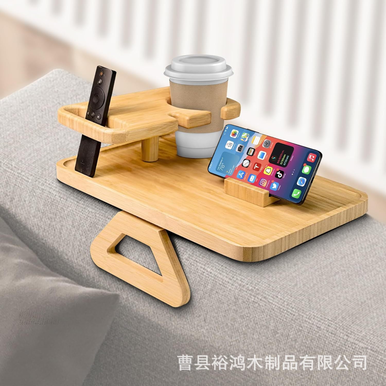 Sofa Armrest Tray | Clip-On Couch Desk | Portable Arm Table for Working ...