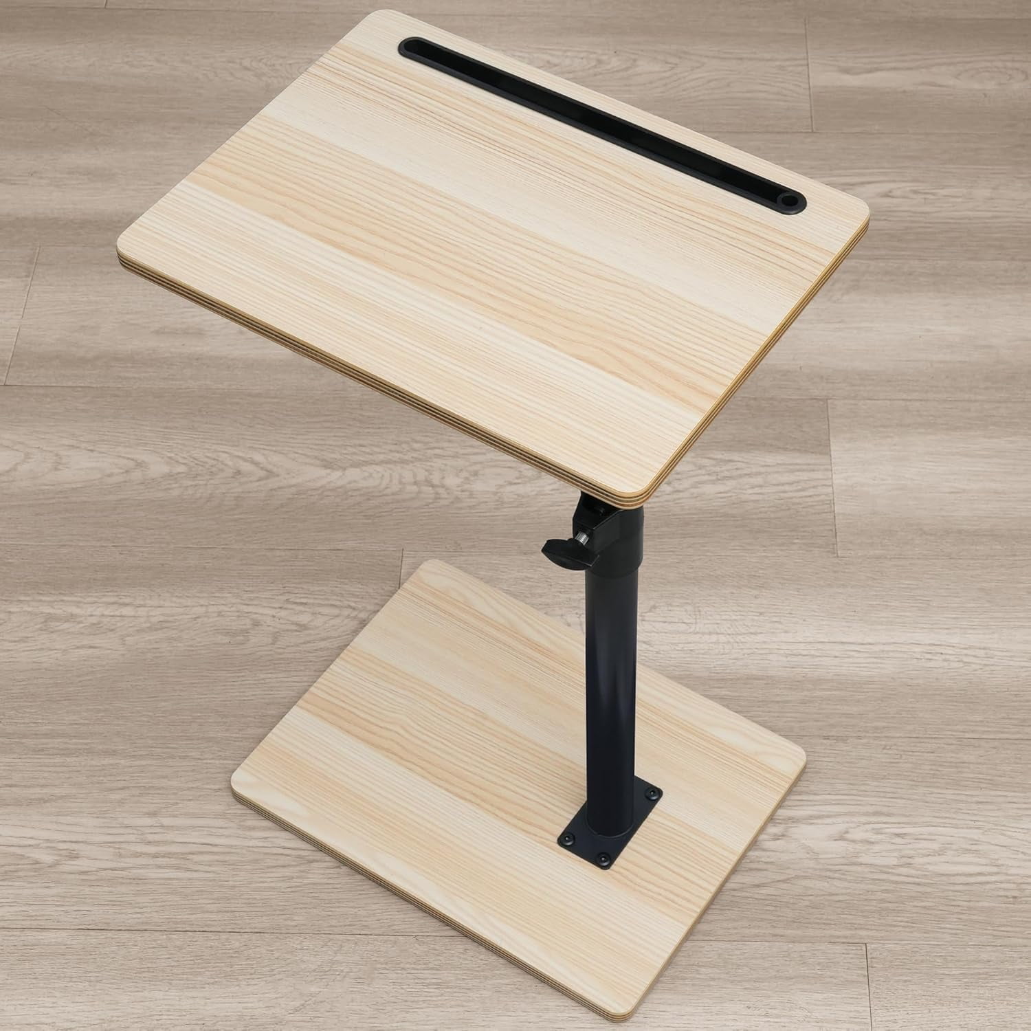 Sofa Armrest Tray Table for Couch - Height Adjustable End for Small ...