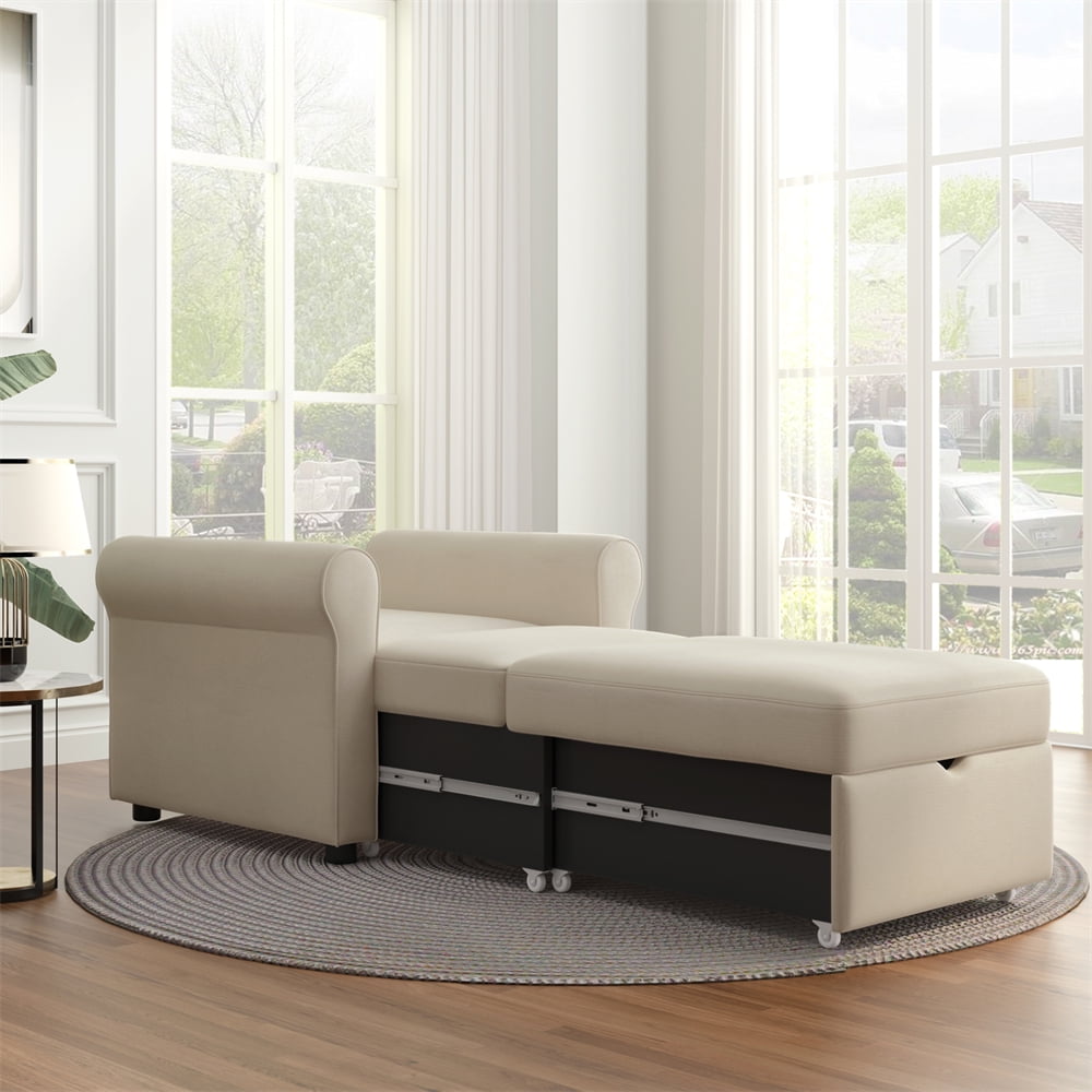 Sofa Bed Chair, 2-in-1 Design Convertible Sleeper Chair Bed ...