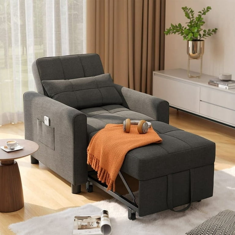 Single Sleeper Sofa Chair | Baci Living Room