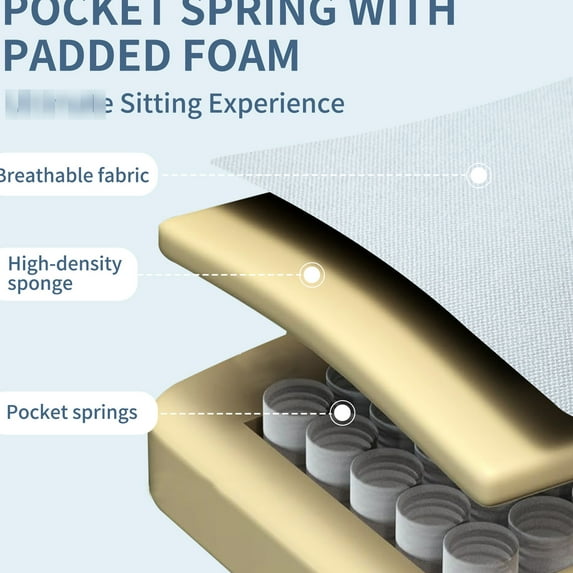 Sofa Chair / Cozy Chenille Club Fabric, 28in Wide, Sage Shade / Fits ...