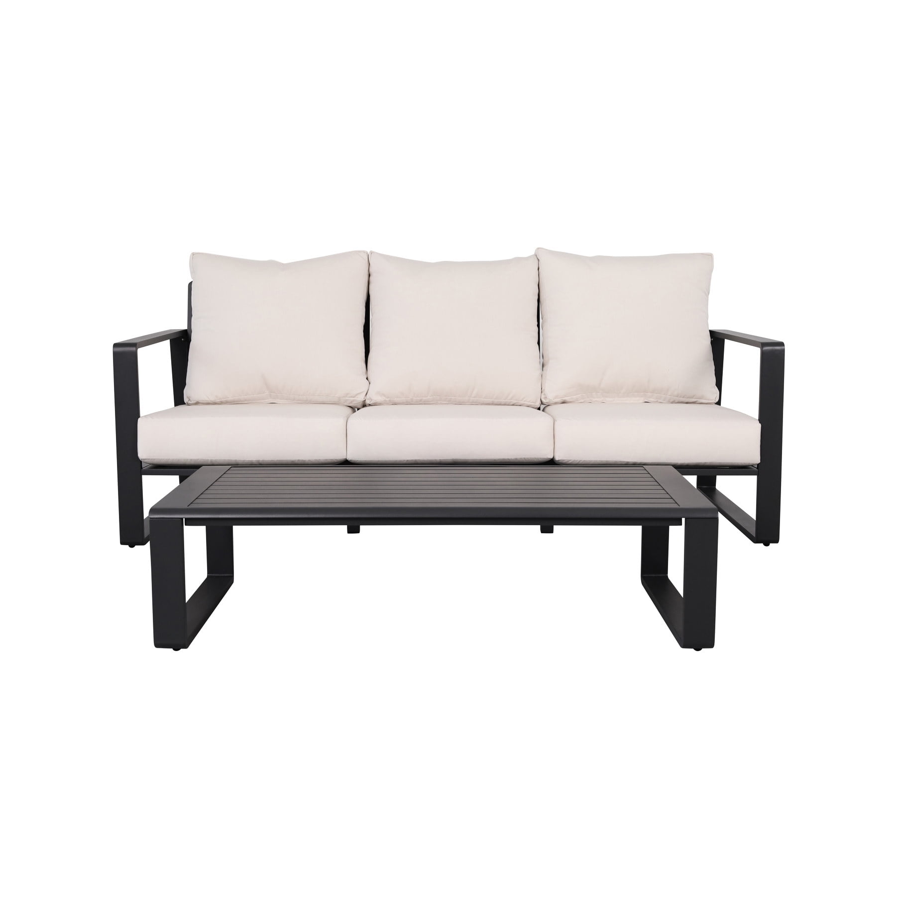 Sofa and Coffee Table Set | For Contemporary Homes and Patios, Relaxing ...