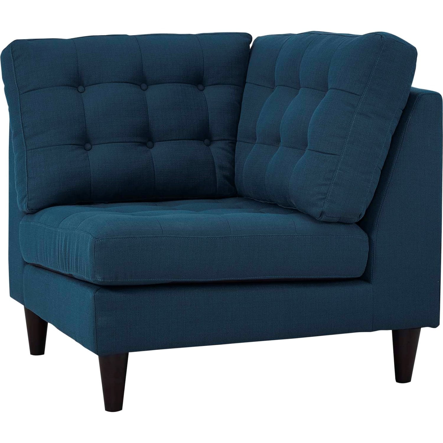 Sofa Couch, Azure Navy Blue, Fabric, Living Kitchen Cafe Bistro ...