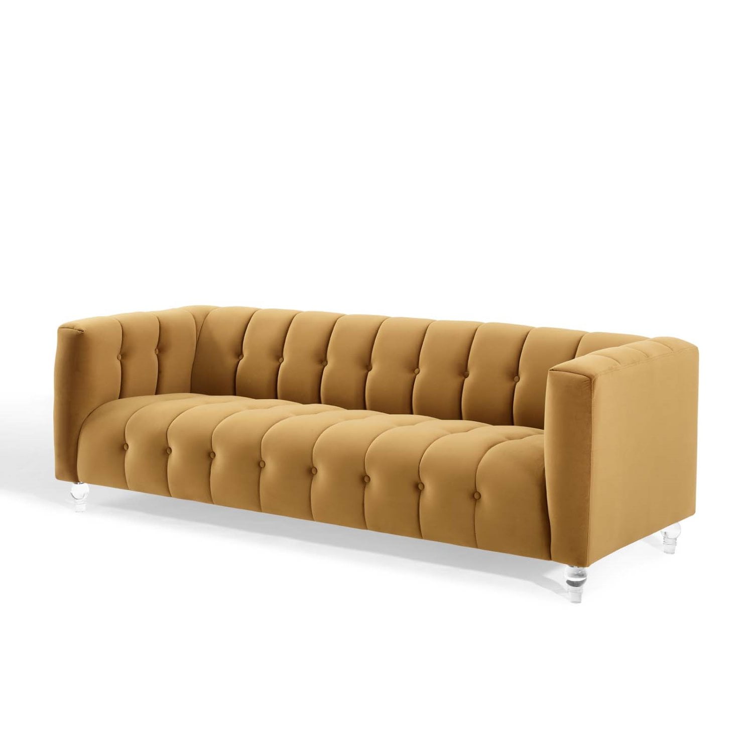 Sofa Couch, Brown, Velvet, Living Kitchen Cafe Bistro Hospitality ...