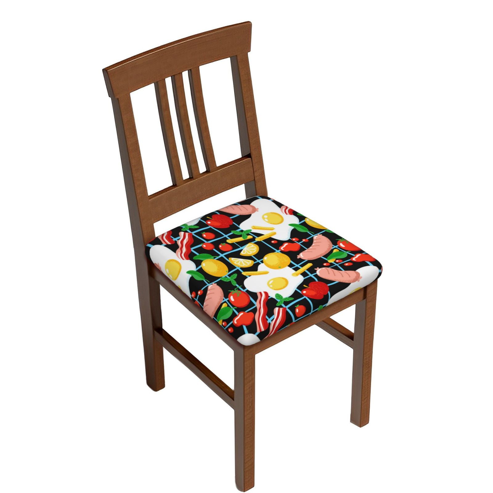 Sofa Couch Cushion Covers Set - Lemon Tomato Potato Sausage Stretch ...