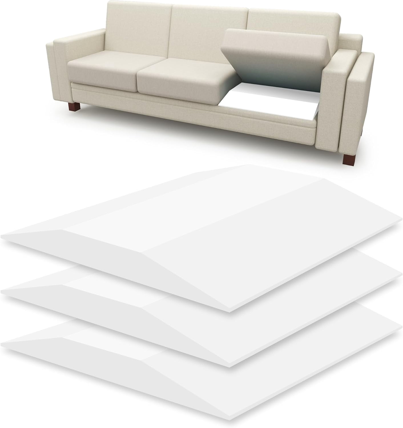 Sofa Couch Cushion Support for Sagging Seat Trapezoidal Furniture Seat ...