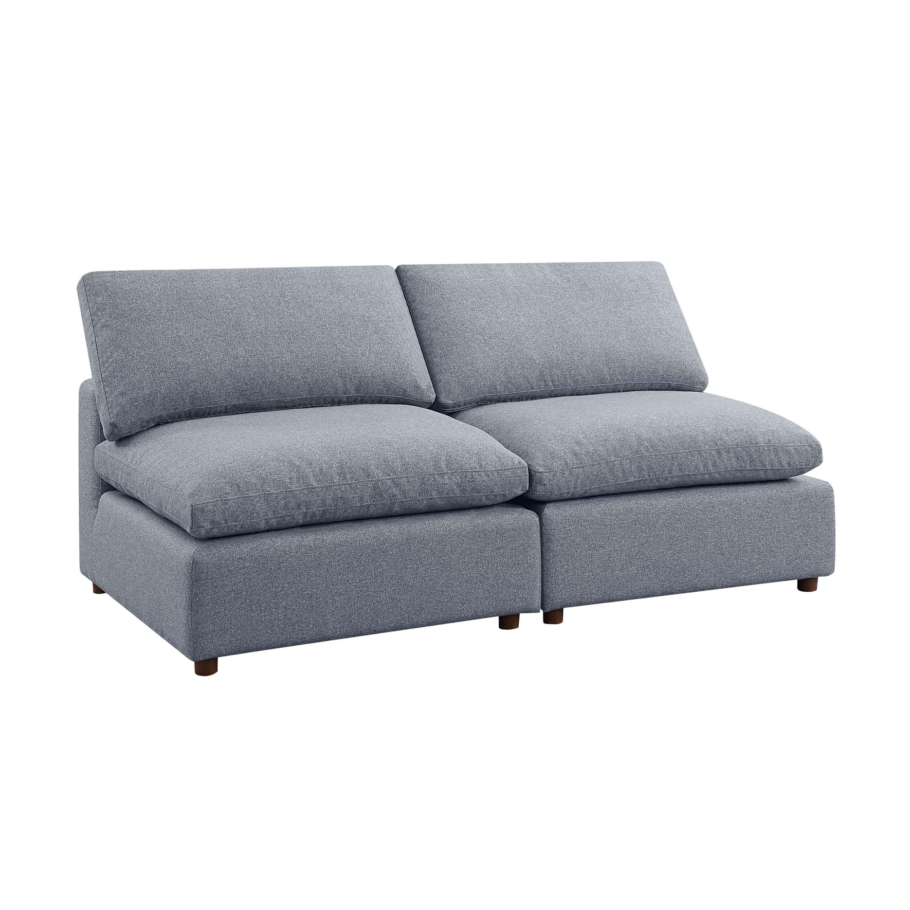 Sofa, Couch, Modular Sectional Sofa Couch, Armless Loveseat Sofa ...