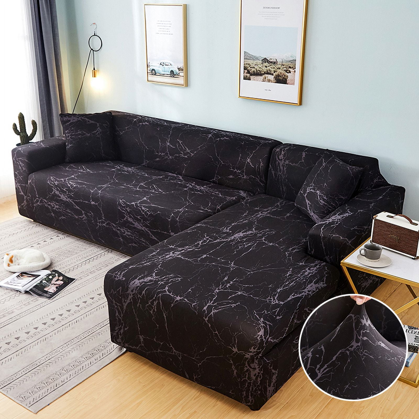 Sofa Cover Elastic Couch Cover Sectional Chair Cover Big Sofas Sofa ...