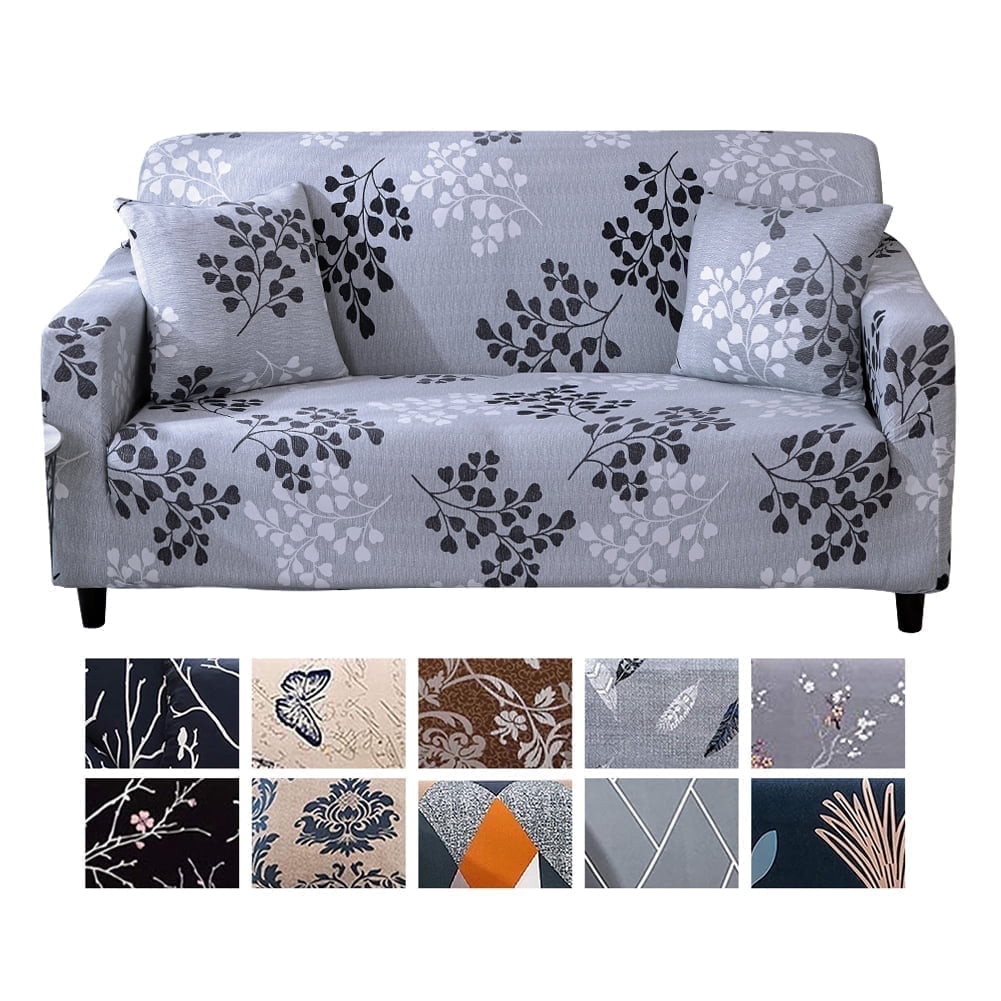 Sofa Cover Fit Stretch Slipcover Elastic Fabric Printed Pattern Chair ...