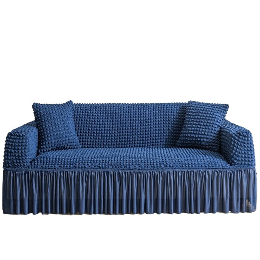 Sofa Cover For Living Room Corner Sofa Couch Cover Seersucker Slipcover ...