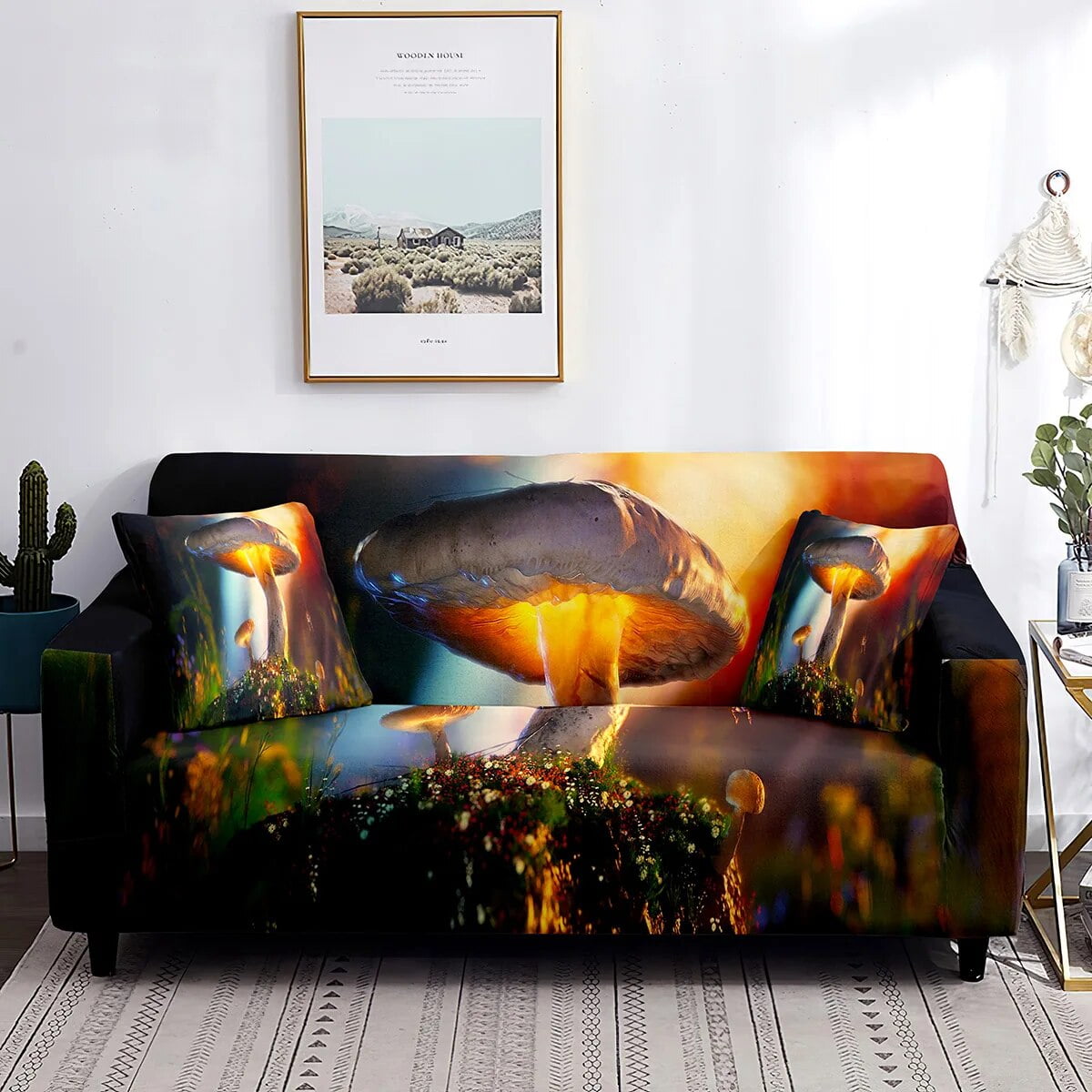 Sofa Cover Macro Photography of Nature Pattern Non Slip Couch Sofa ...