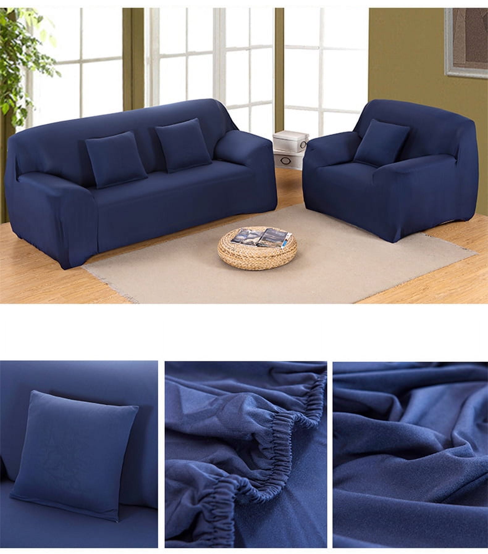 OTVIAP Sofa Slipcover Protector, Stretchy Polyester Spandex Shield for ...