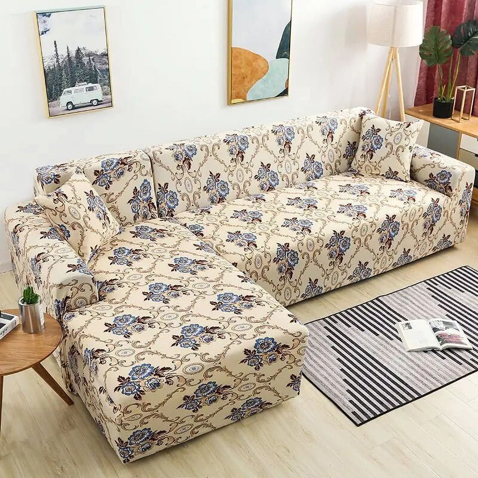 Sofa Cover Sofa Cover Combination Elastic Cover Sofa Cushion All-season ...