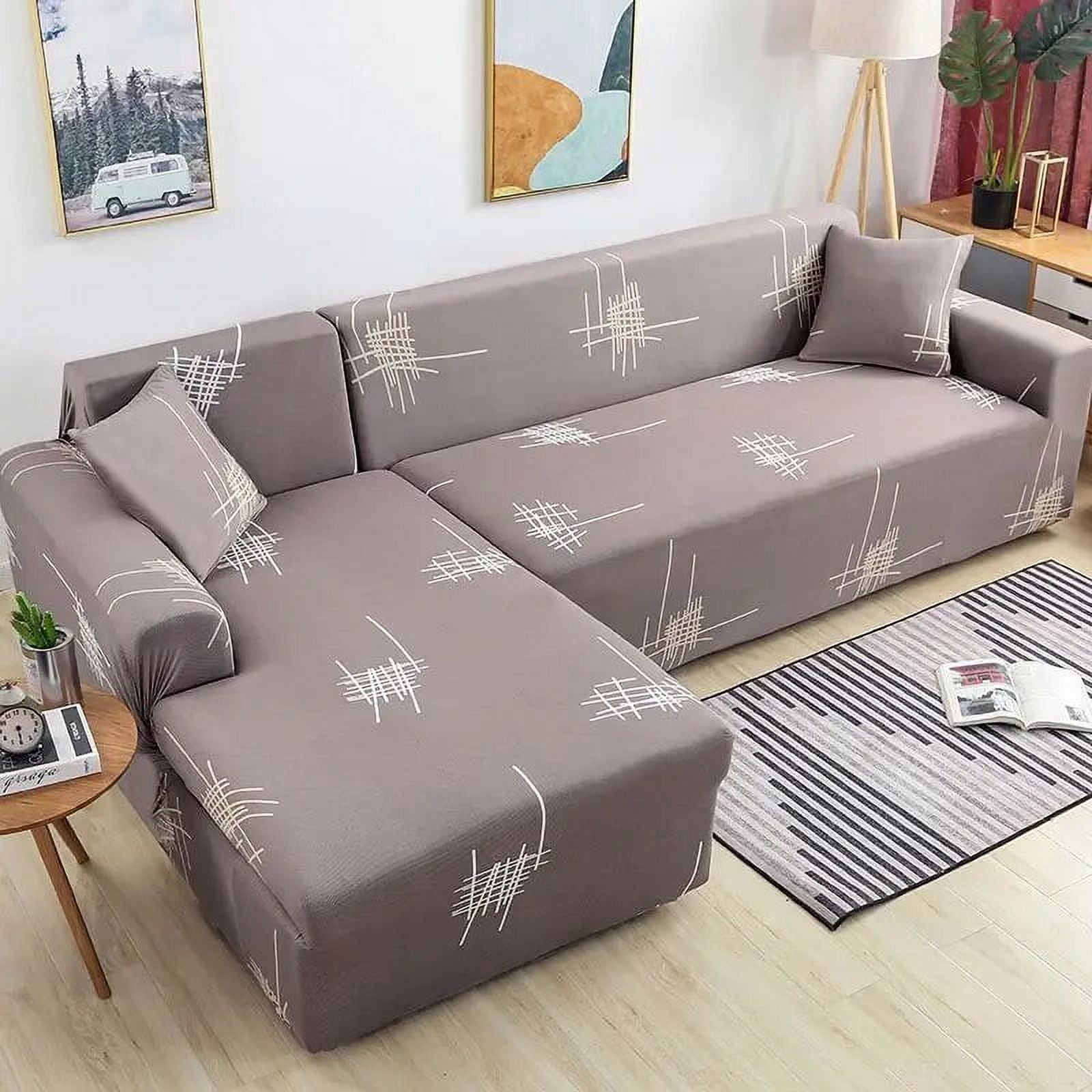 Sofa Cover Sofa Cover Combination Elastic Cover Sofa Cushion All-season ...