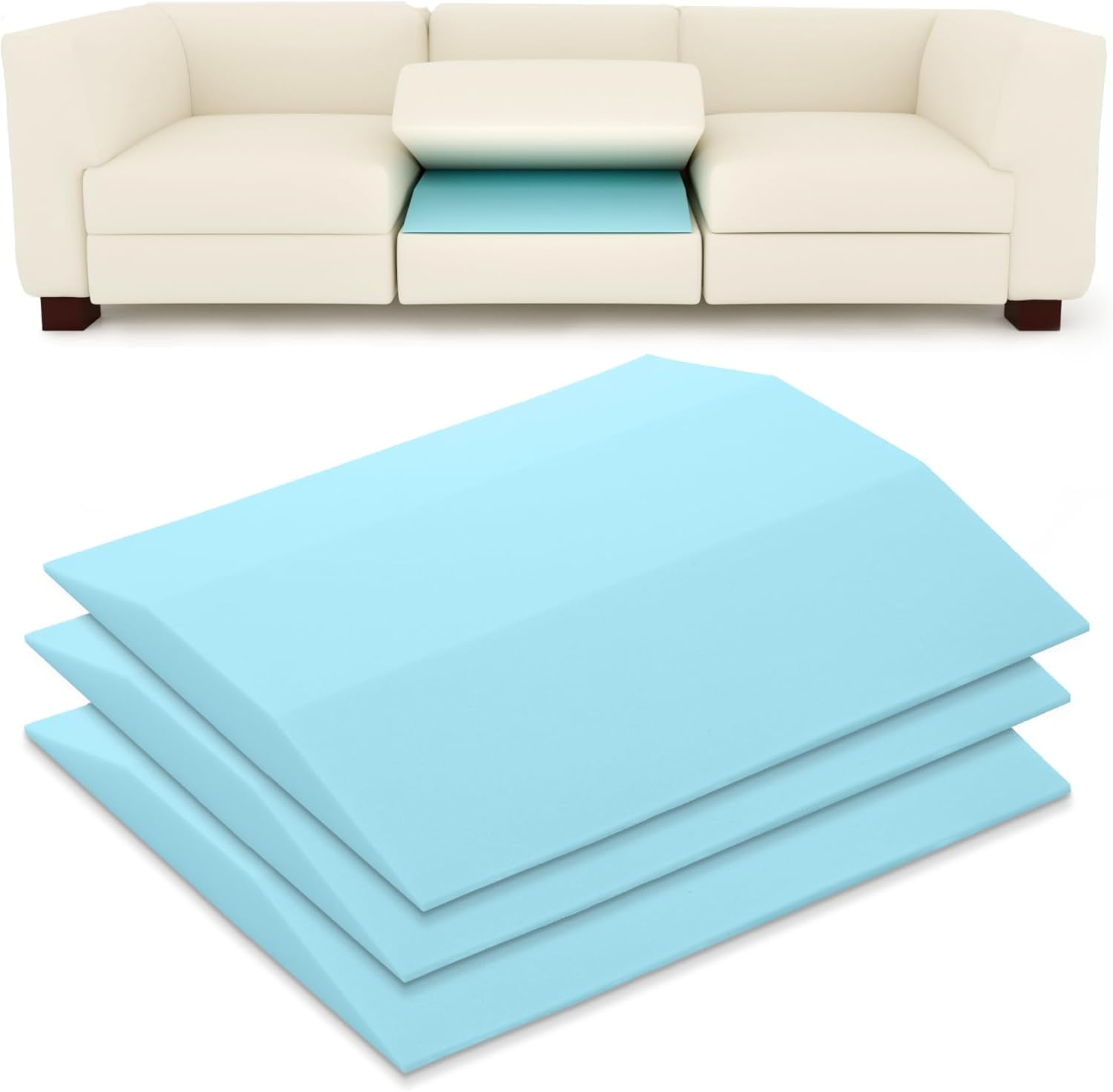 Sofa Cushion Support for Sagging Seat Trapezoidal Furniture Seat Under ...