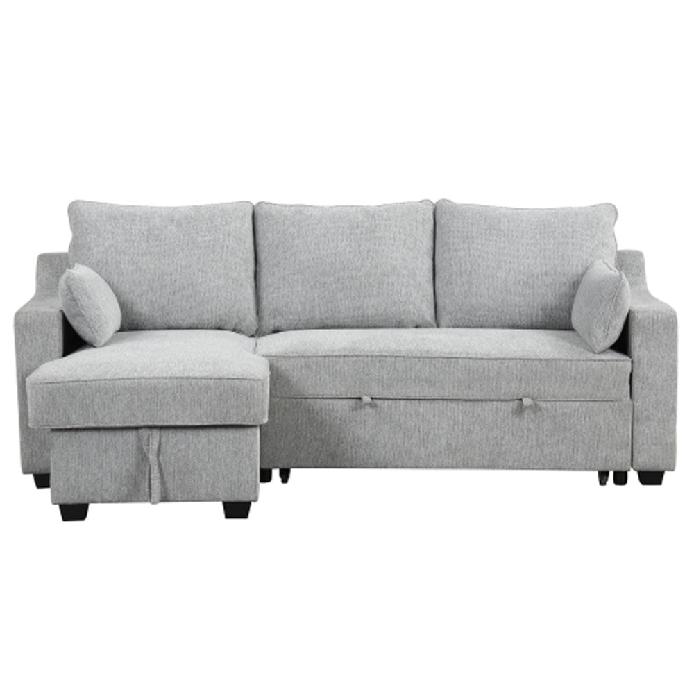 Sofa L-Shaped Couch Convertible Sofa Bed with Storage Chaise, Storage ...