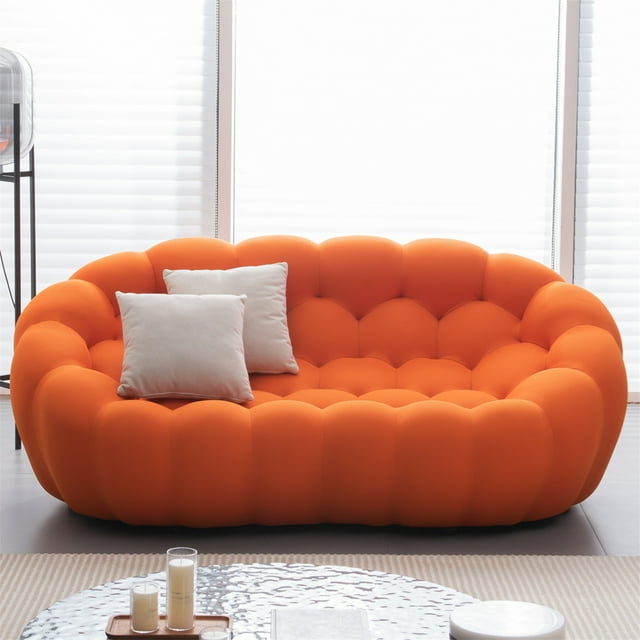 Sofa, Lazy Sofa Chair, Modern Bubble Loveseat Sofa Couch, Upholstered ...