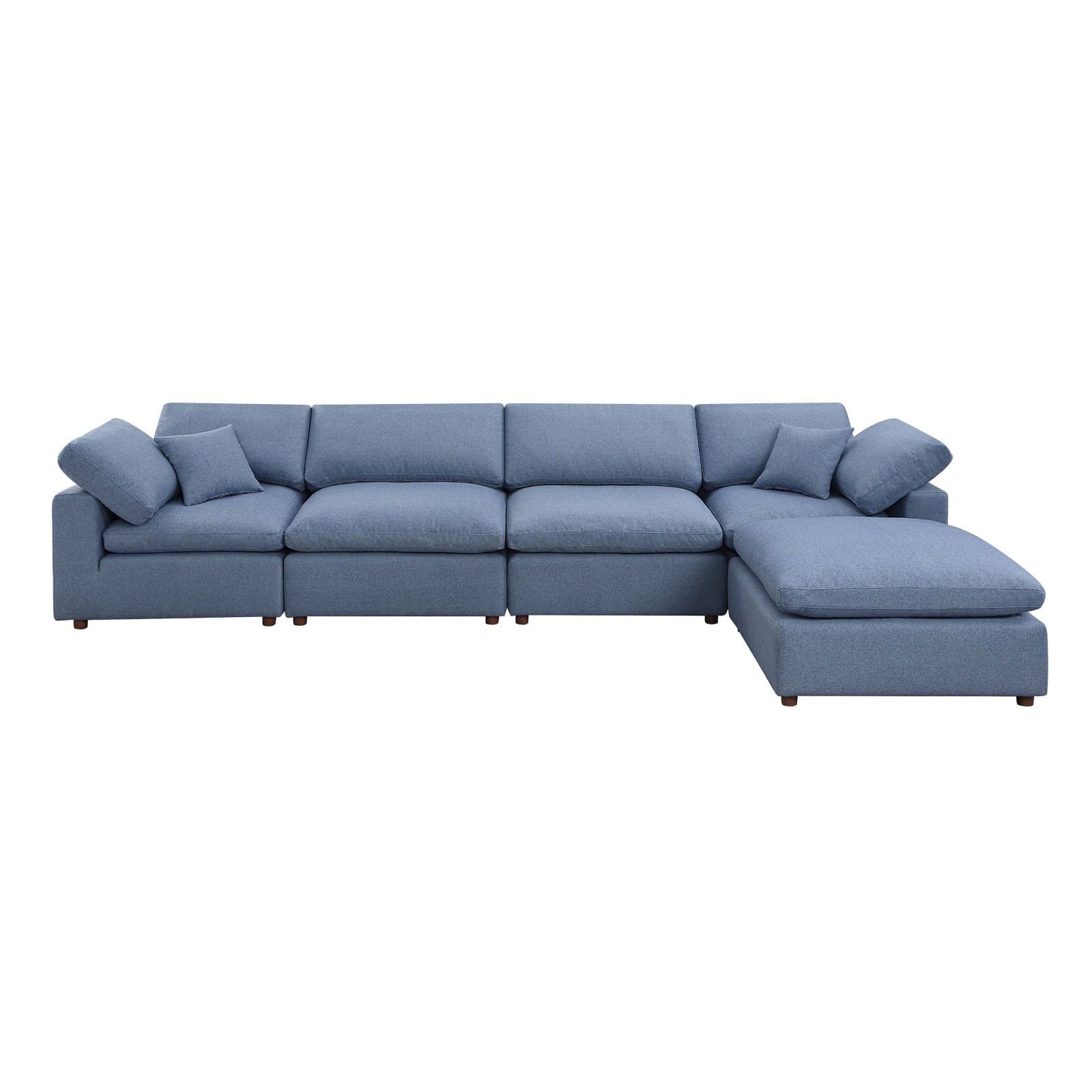 Sofa, Modern Modular Sectional Sofa Couch with Ottoman and Armrests ...