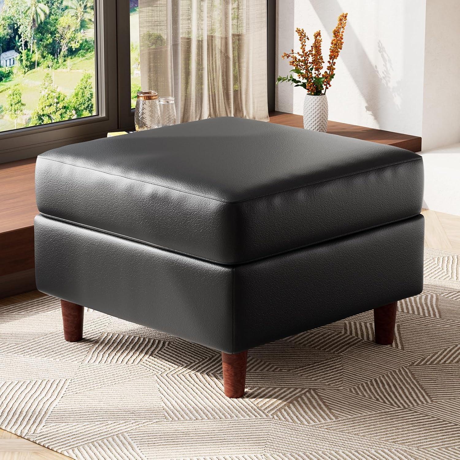 Sofa Modular Sectional Faux Leather Sectional Sofa Module Black ...