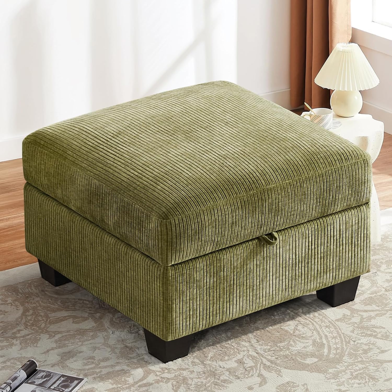 Sofa Ottoman with Storage,Ottoman Module for Modular Sectional Sofa ...