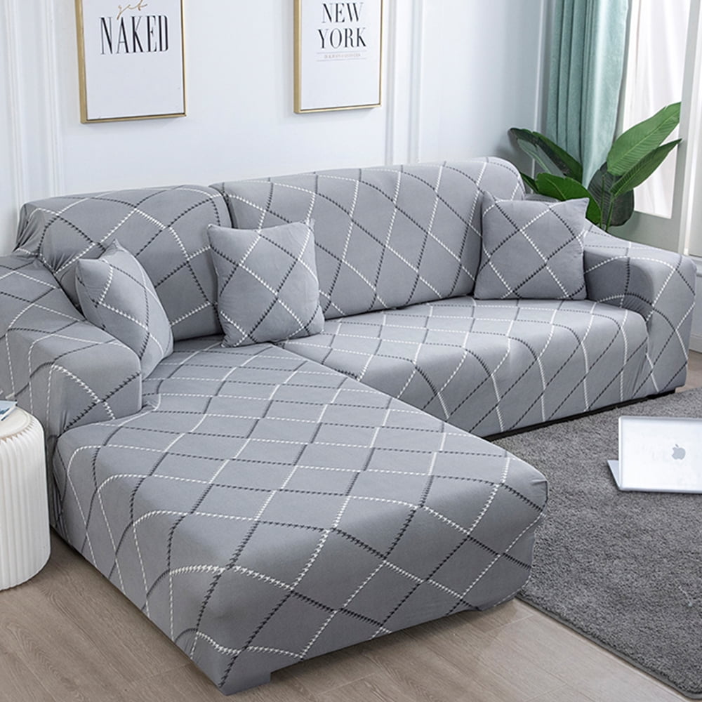 Sofa Seat Cover for Armchairs Removable Elastic Cushion Covers L shape ...