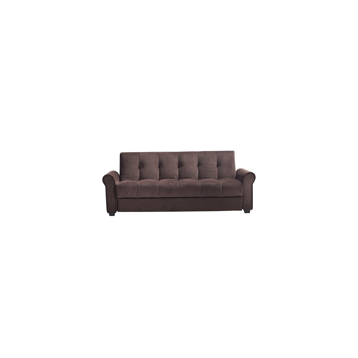 Benzara BM169253 35 x 35 x 88 in. Sofa with Storage & Pocket Coil ...