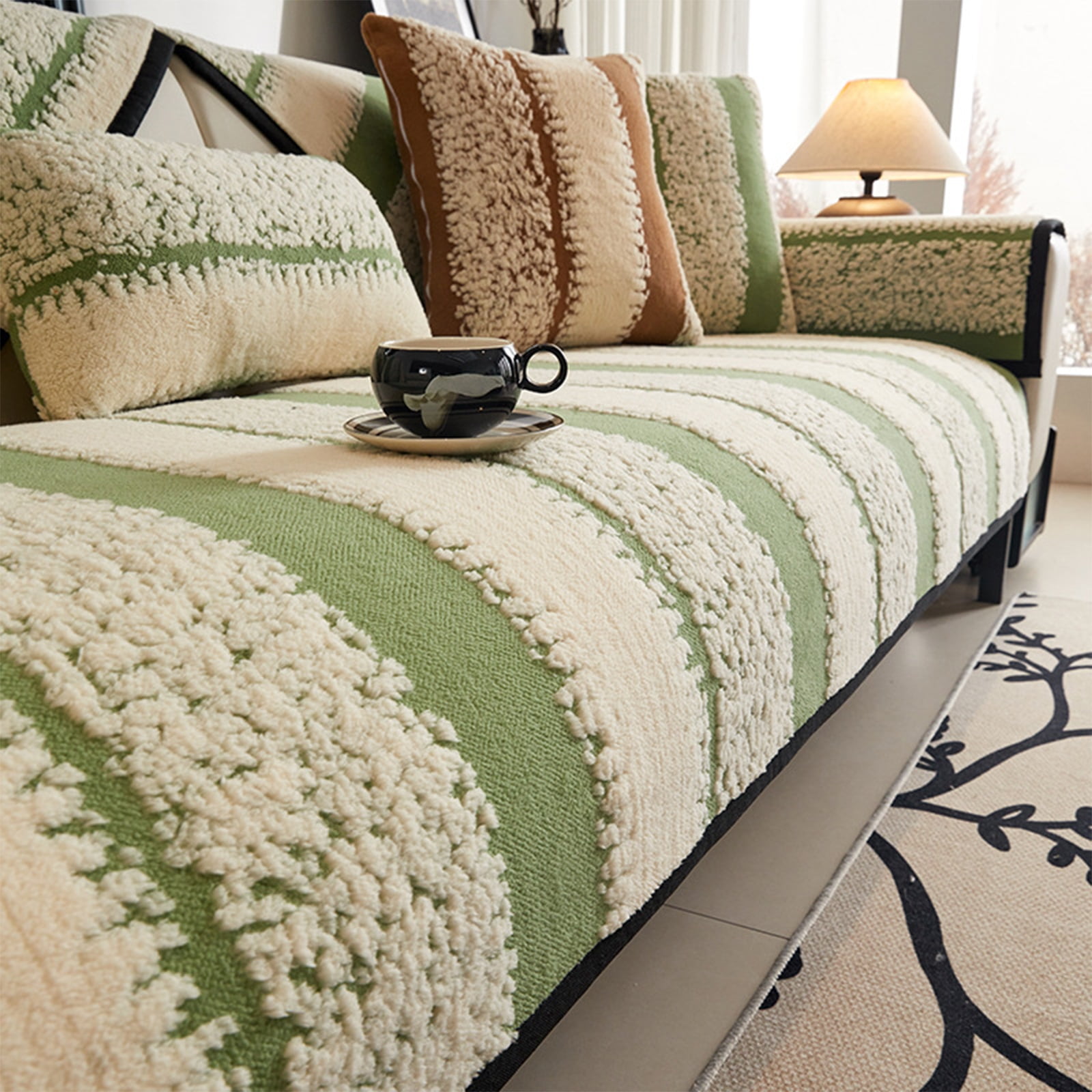 Sofa cover, sofa cover anti-slip for living room, washable L-shaped ...