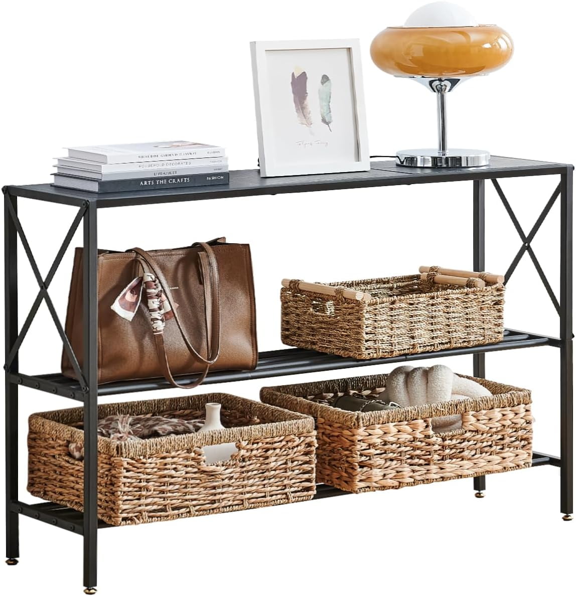 SofaTables, Entry Way Console Accent Table, 41.9”L Behind Couch TV ...