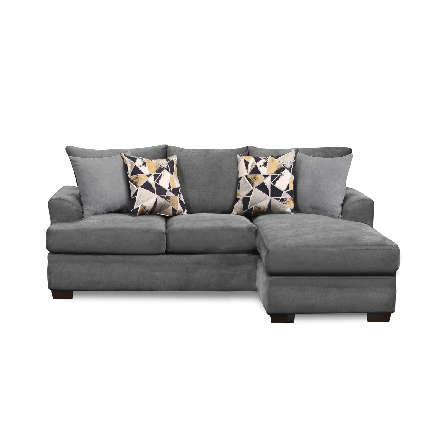 SofaTrendz Avery Charcoal Chofa - Walmart.com