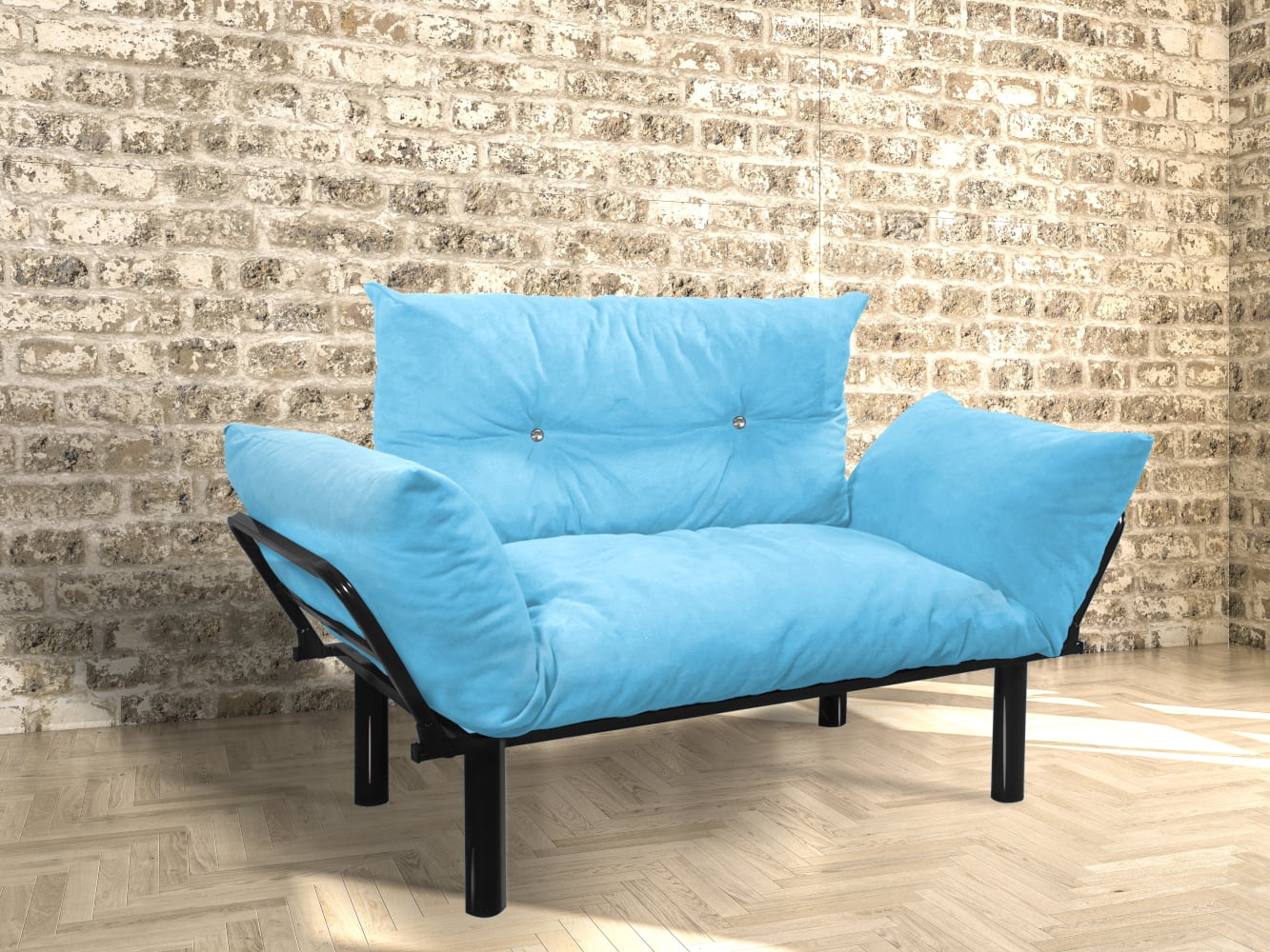 Sofas for Two, Ada Love seat, Turquoise, Small Couches, Two-Seater ...