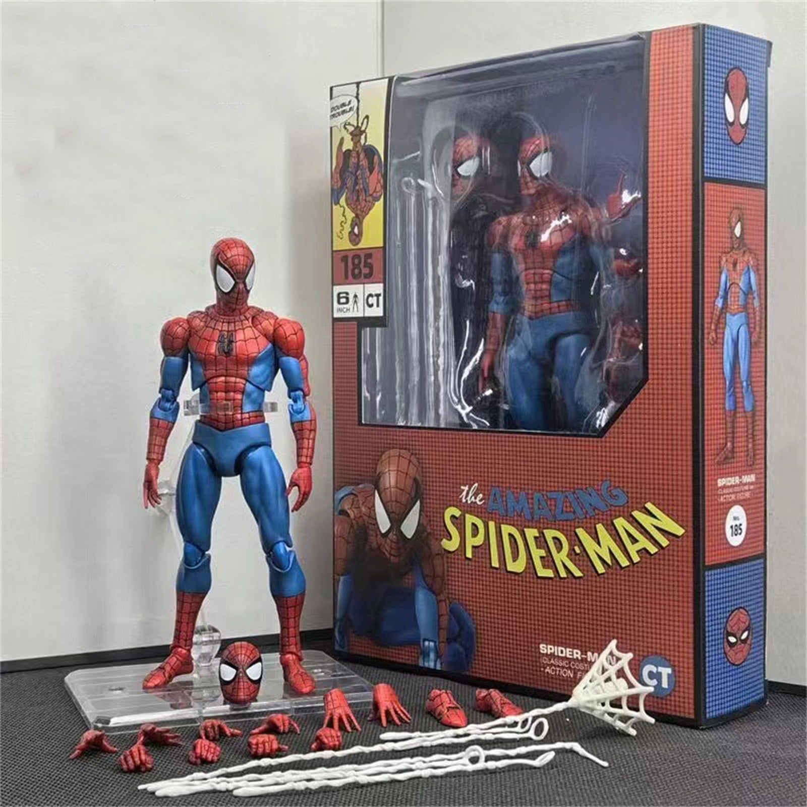 Superhero CT-190 Spider, 7-Inch Scale Action Figure, with Fully ...
