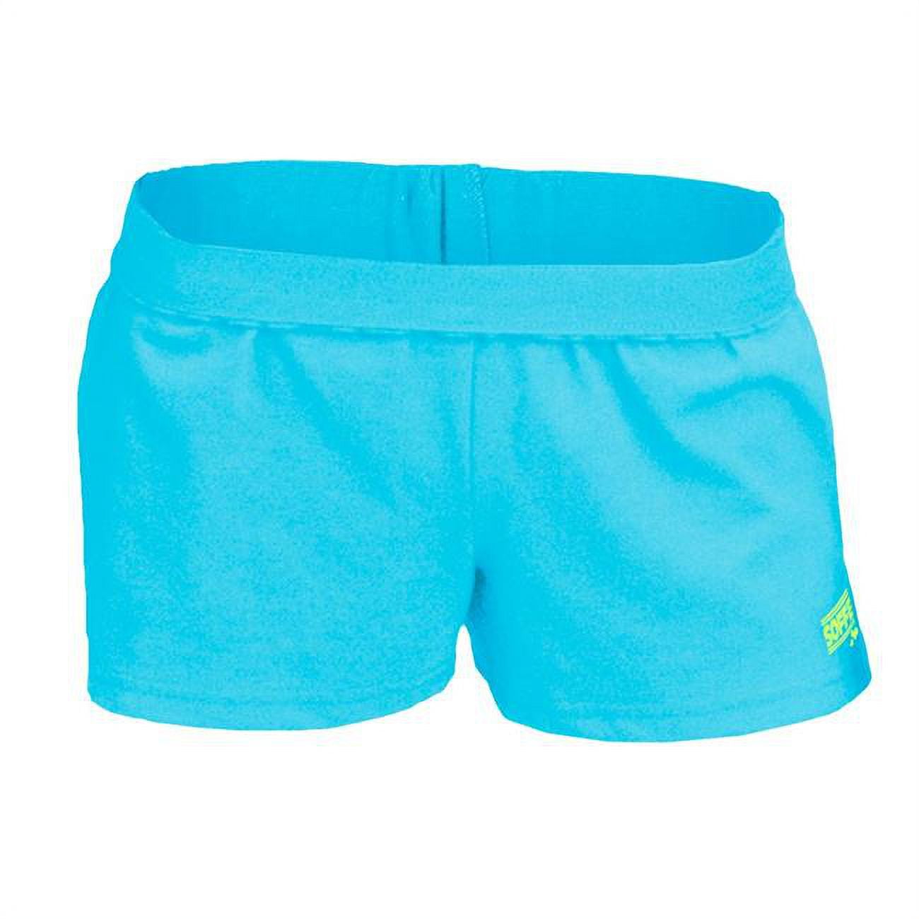 Soffe 3737GHT465XSM Girl Shorts, Light Turquoise - Extra Small ...