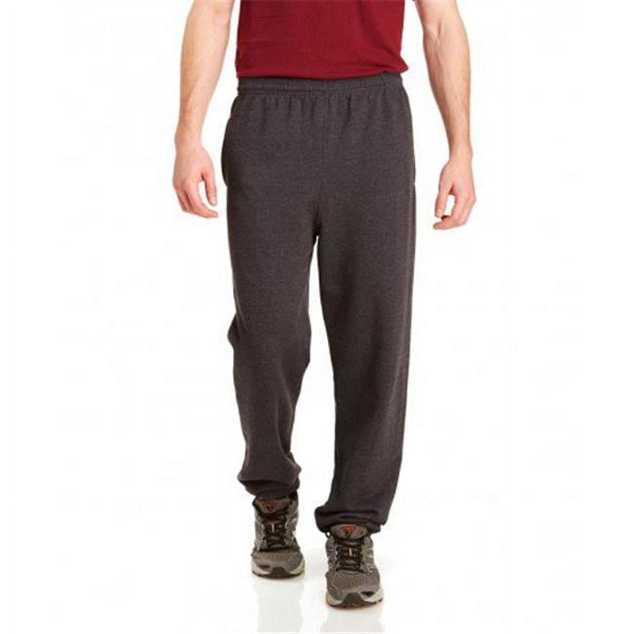 Soffe 7042033MED Adults 7.5 oz Fleece Cotton Poly Pocket Sweatpant ...