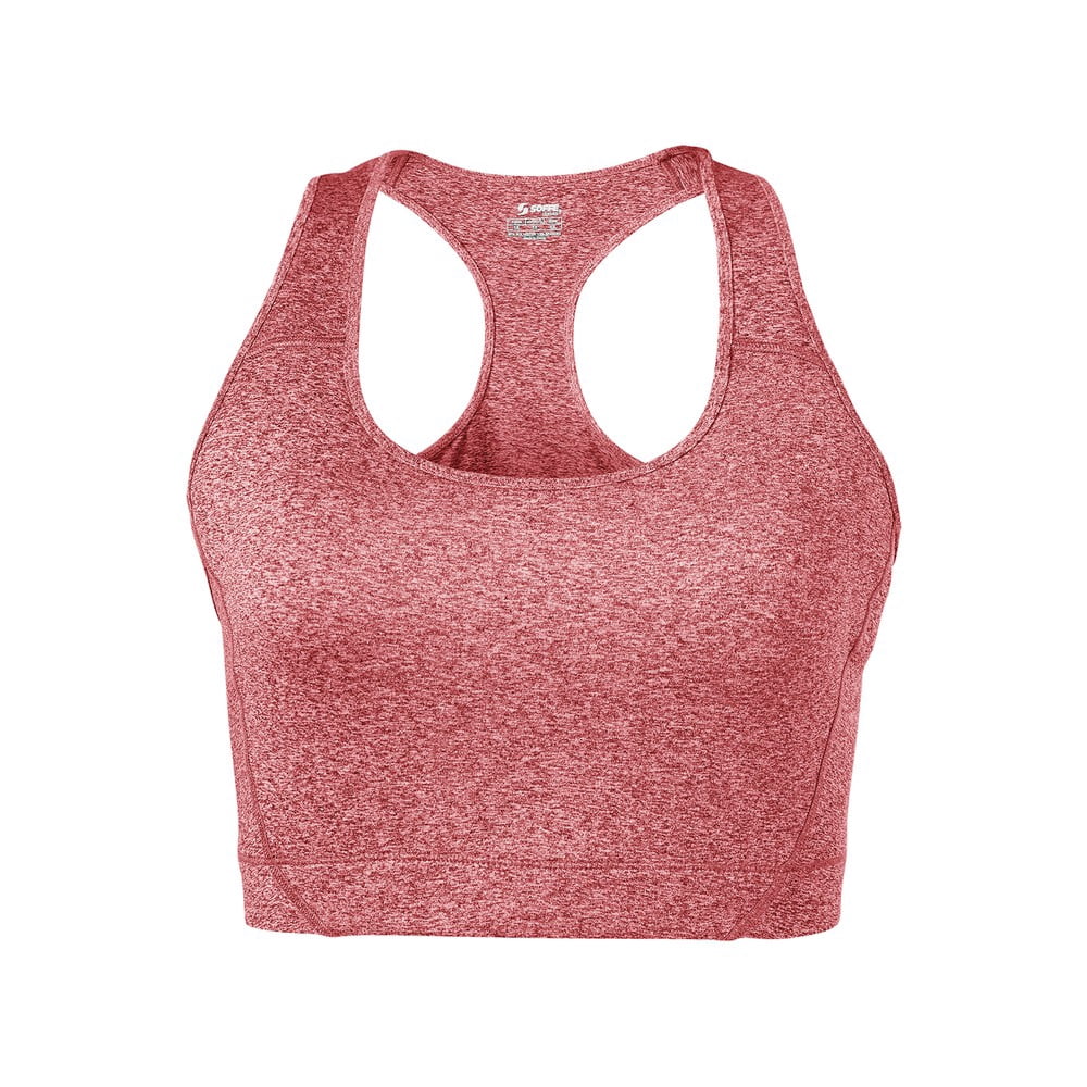 Soffe Dri Curves Team Heather Sports Bra - Walmart.com