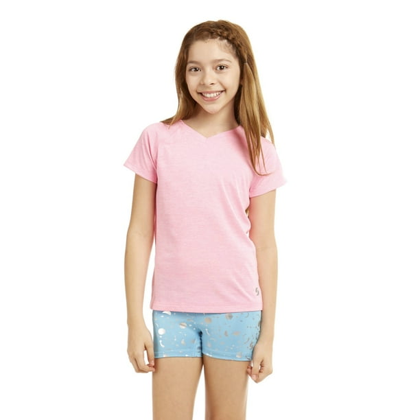 Soffe Dri Girls Performance V-neck tee - Walmart Business Supplies