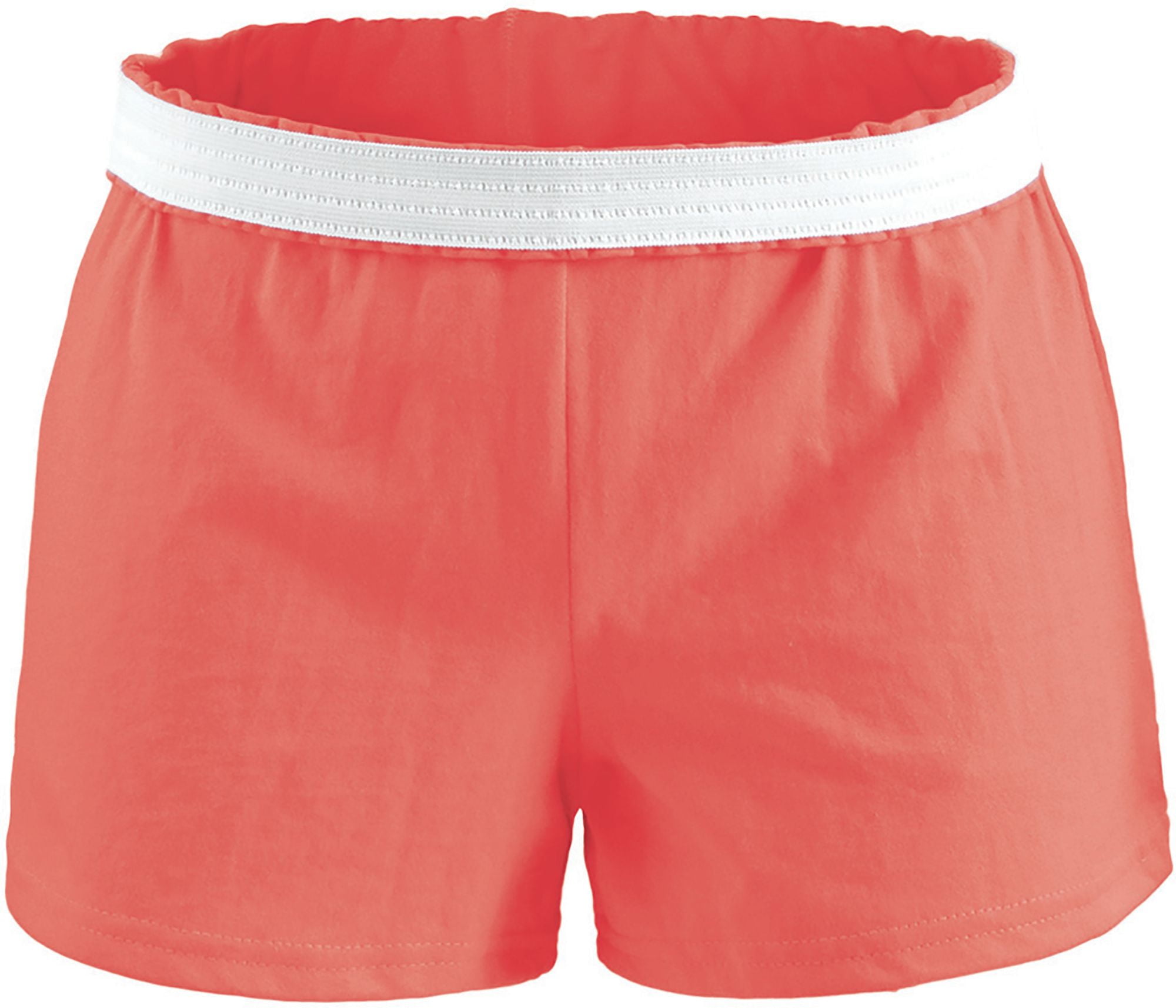 Soffe B037HT820MED Girls Authentic Shorts, Fiery Coral - Medium ...