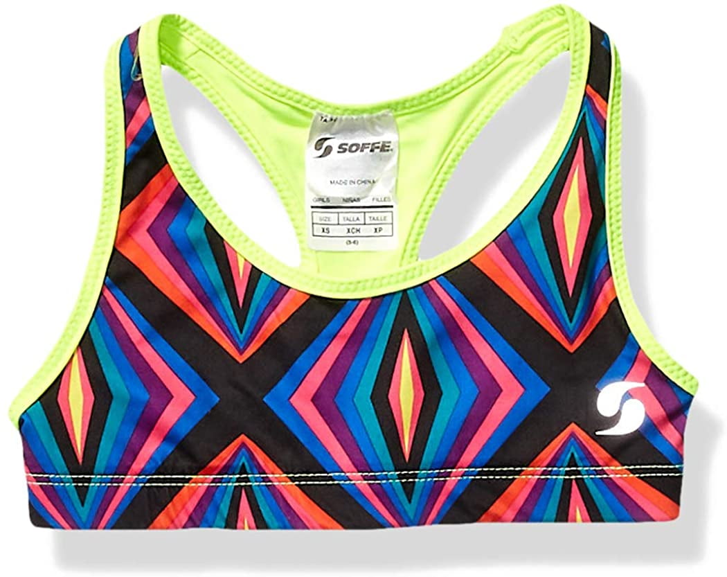 Soffe Girl's Dri Reversible Cheer Sports Bra - 1220G - Walmart.com