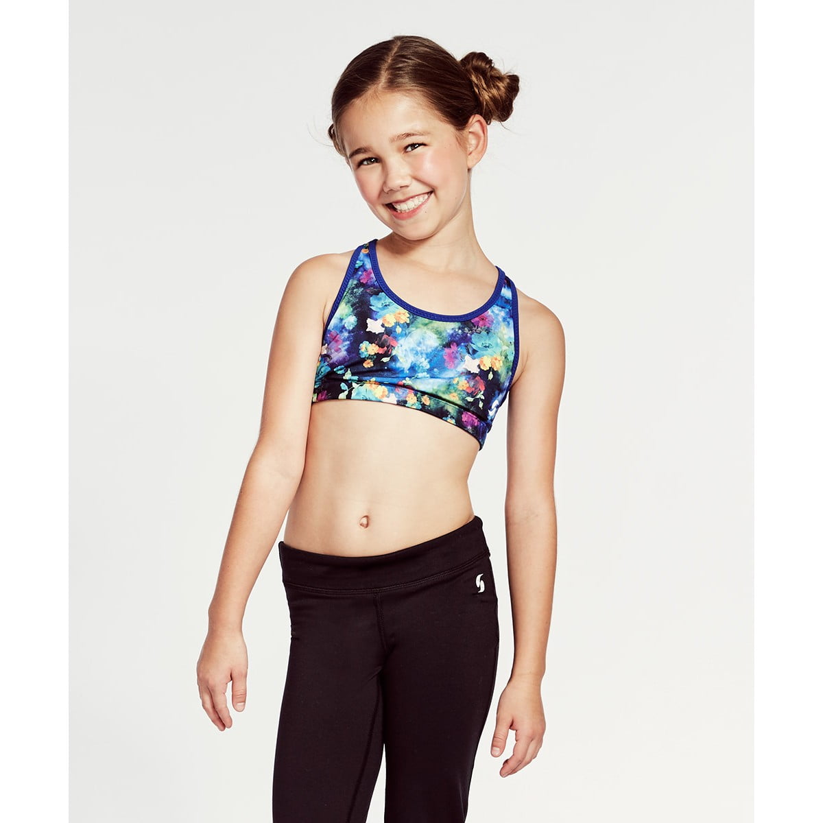 Soffe Girl's Dri Reversible Cheer Sports Bra - 1220G - Walmart.com