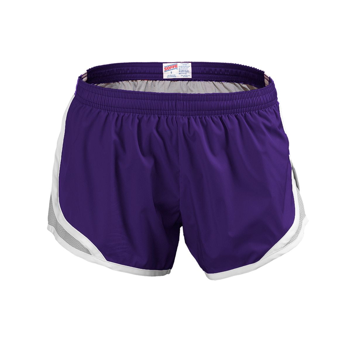 Soffe s081vp Juniors Team Shorty Short, PURPLE/SILVER, XL - Walmart.com