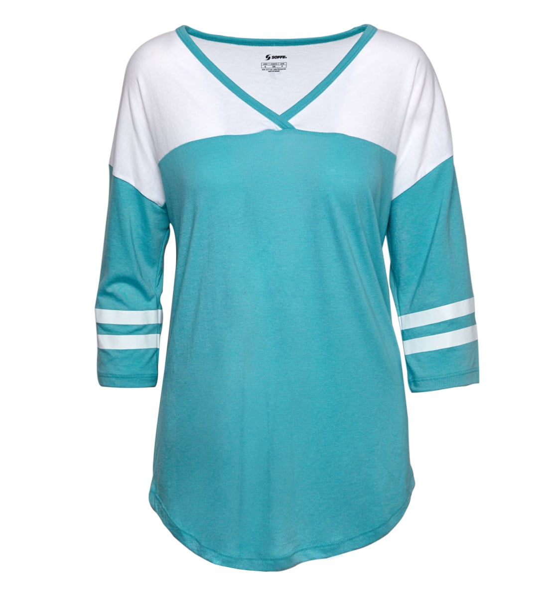Soffe Women's Fan Crew V-Neck Jersey - 3053V - Walmart.com