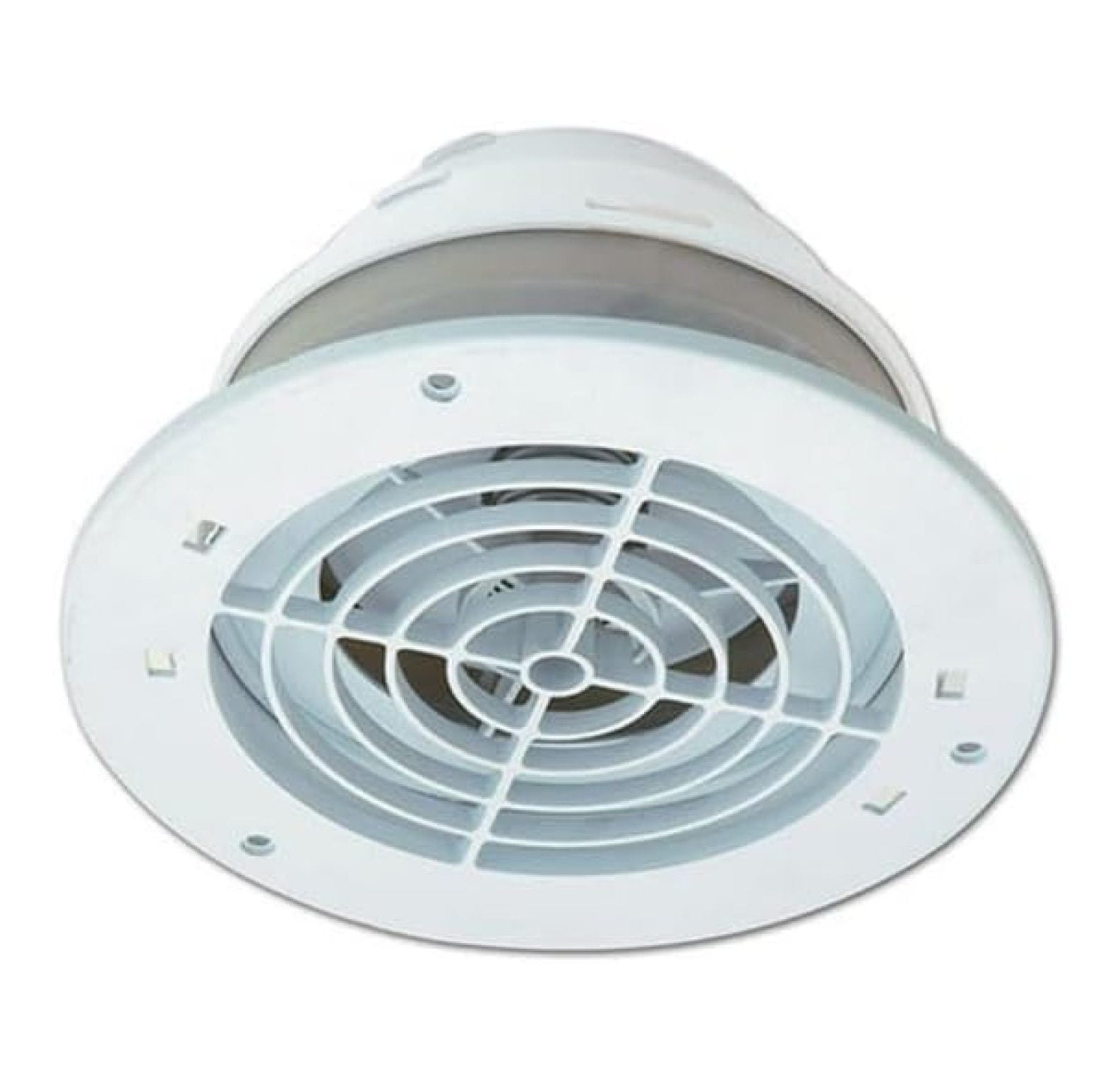 Soffit Exhaust Vent 4-6 Inch - Bathroom & Kitchen Fan Vent with Damper ...